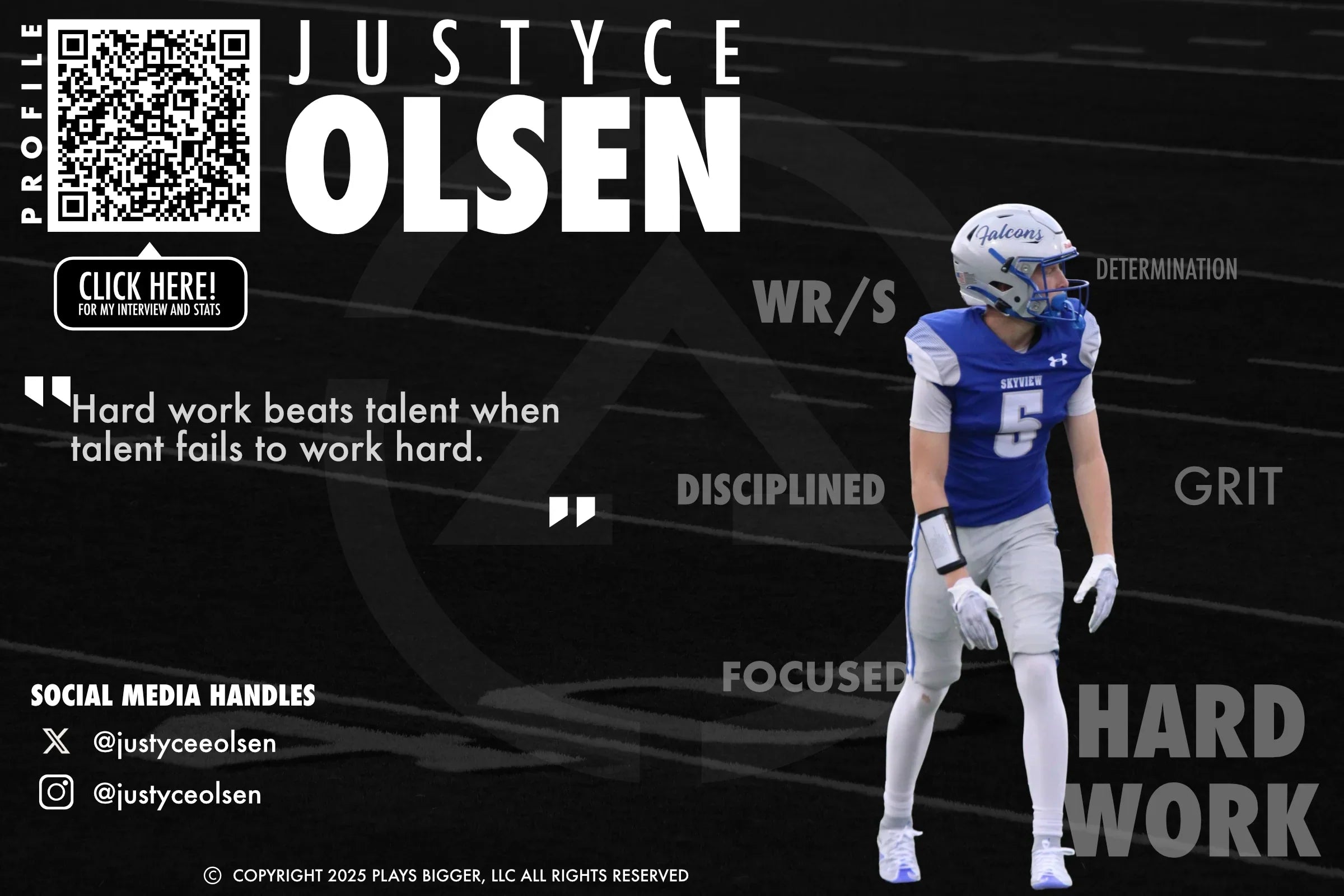 Spotlight Athlete: Justyce Olsen #5 – Plays Bigger